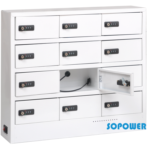 12-Door Phone Charging Locker with code lock